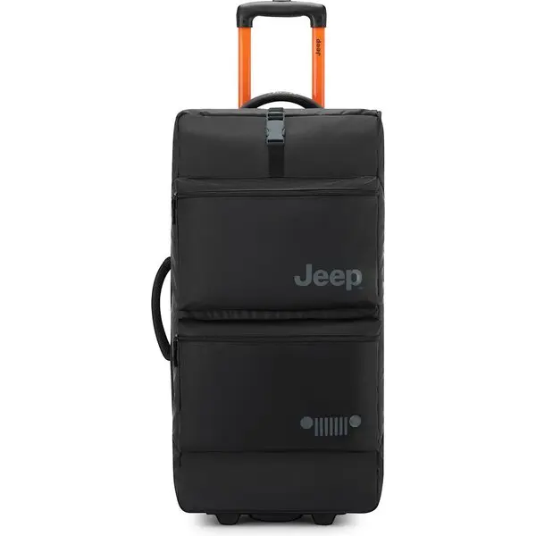 JEEP 27 Inch Two Wheel Rolling Travel Duffle - Black