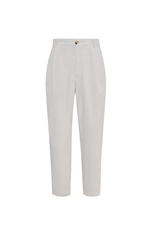 Brunello Cucinelli Tailor Fit Trousers - Chalk