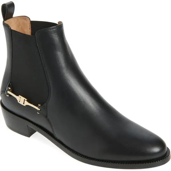 FERRAGAMO F Buckle Chelsea Boot - Nero