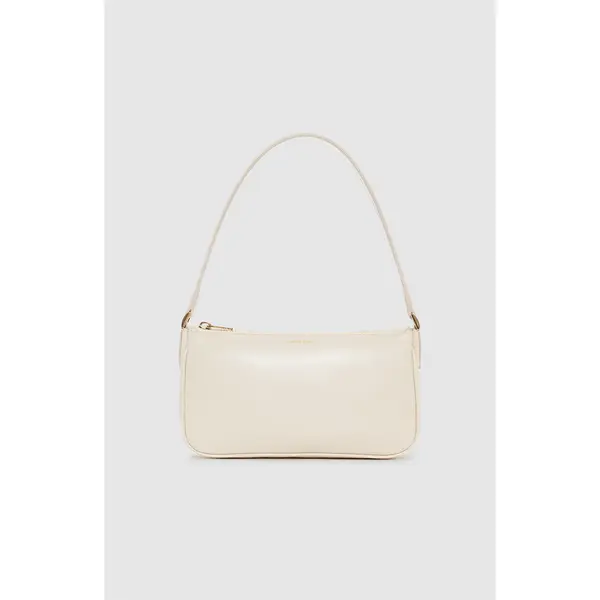 ANINE BING Mini Elly Shoulder Bag - Bone