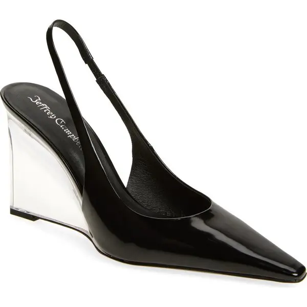 Jeffrey Campbell Glacial Slingback Wedge Pump
