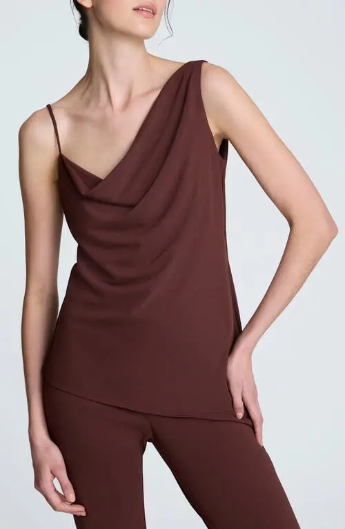 KENNETH COLE Asymmetric Drape Sleeveless Top