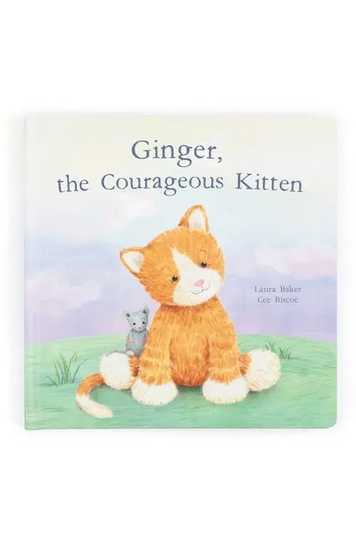 Jellycat Ginger The Courageous Kitten' Board Book - Multi | Editorialist