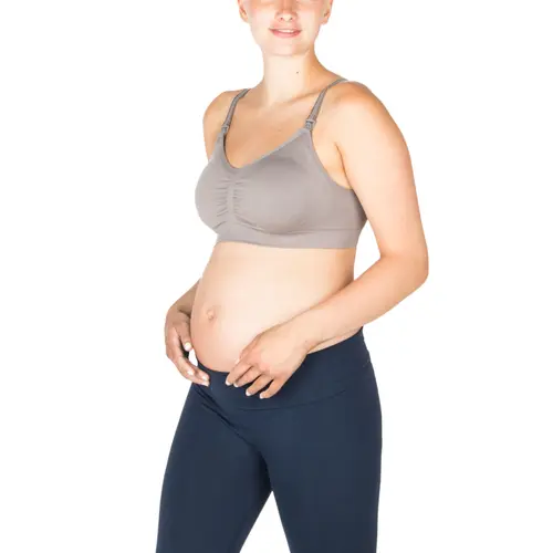 MODERN ETERNITY Jadeseamless Maternity And Nursing Bra - Grey