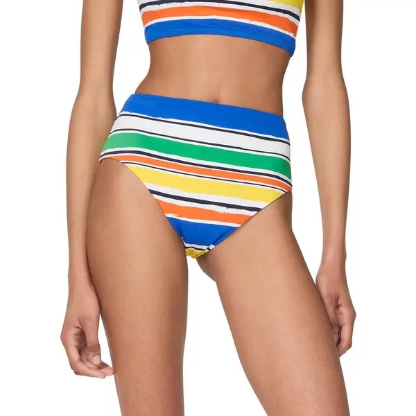 Kate Spade New York Reversible High Waist Bikini Bottom