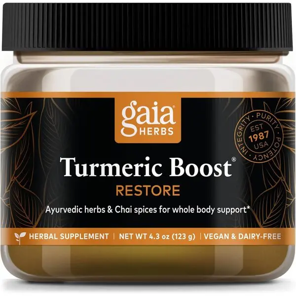 GAIA HERBS Turmeric Boost Restore 123 Grams