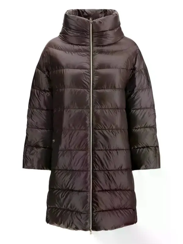 Herno Quilted High-collar Coat