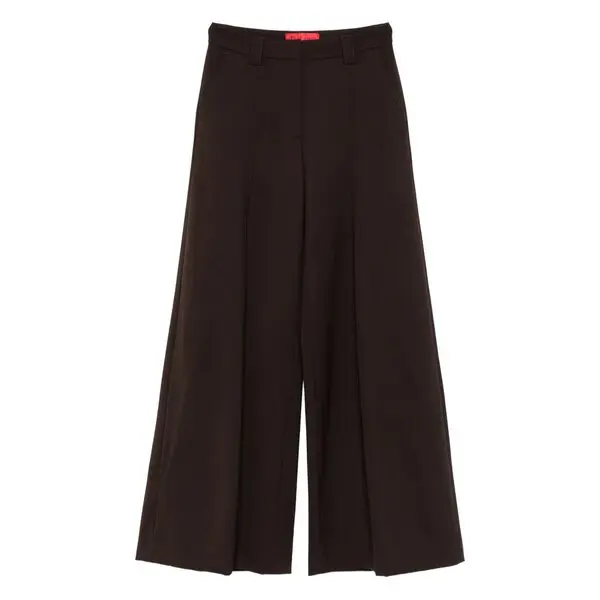 THE LATEST Wide Leg Pleated Front Pants - Brown