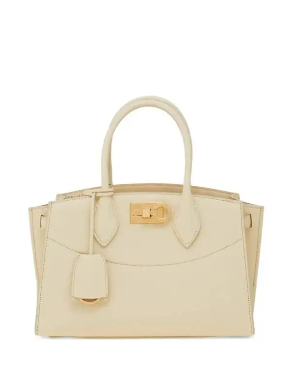 FERRAGAMO Studio Tote Bag - Mascarpone
