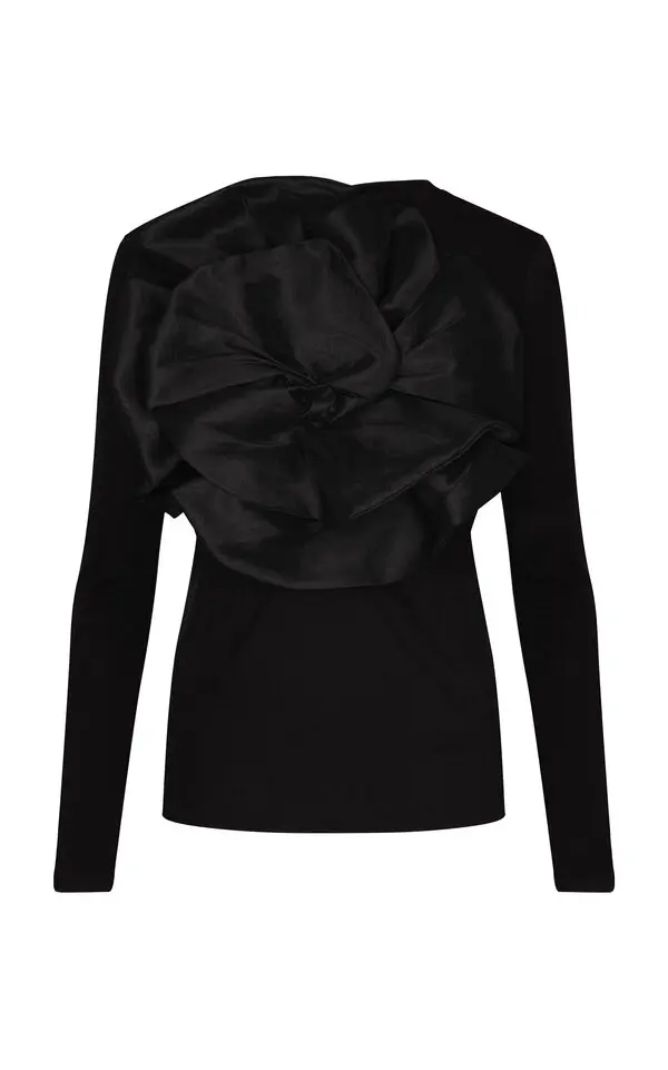 ANDRES OTALORA Memoria Pura Embellished Knit Sweater