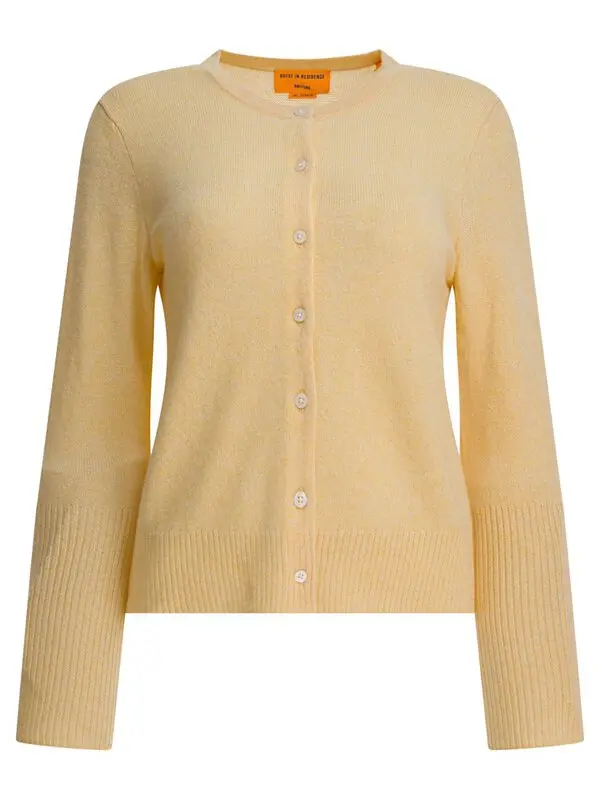 Guest In Residence Jane Cardigan - Yellow
