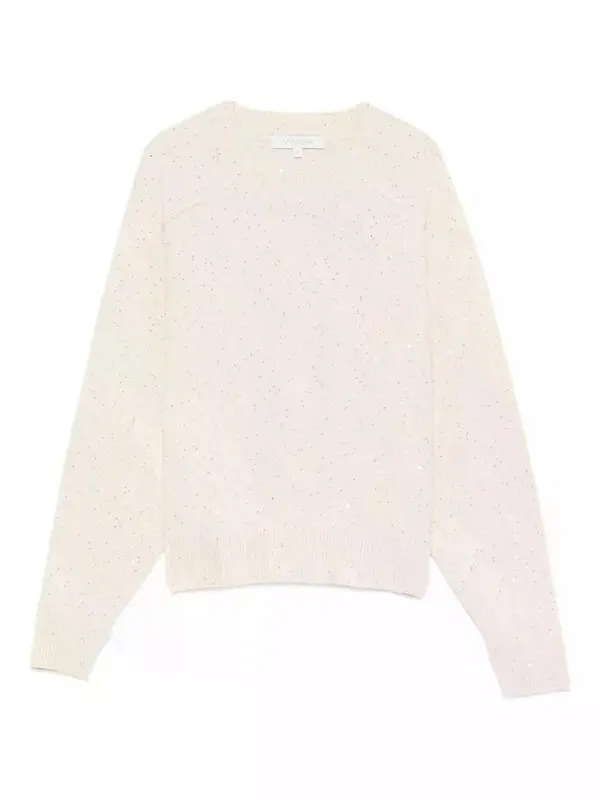 Antonelli Firenze Sequin-embellished Sweater - Neutrals