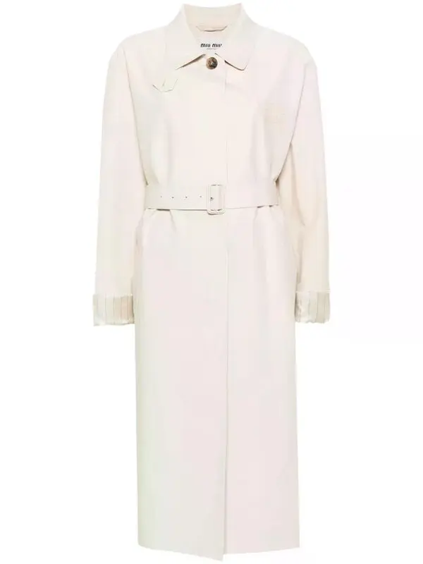 Miu Miu Cotton Single-breasted Coat