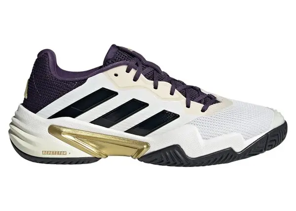 Adidas Barricade Sneakers - Core White/core Black/aurora Plum