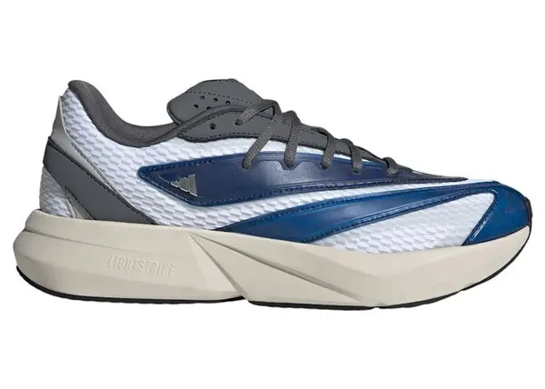 Adidas Lightblaze Lace Up Sneakers - Cloud White/dark Blue/grey Six