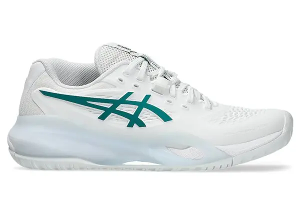 Asics Lace Up Sneakers - White/pitch Green