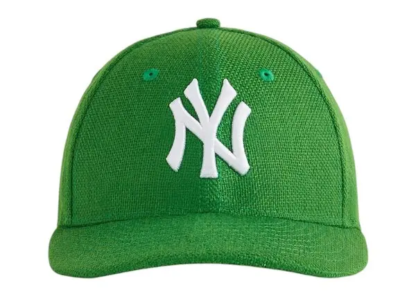 Kith New Era Yankees Raffia Fitted Cap - Newt