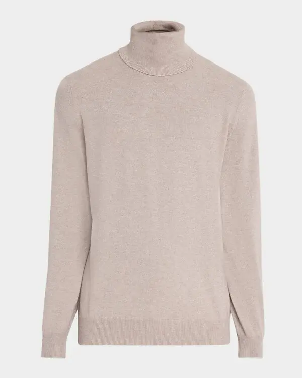 Brunello Cucinelli Cashmere Turtleneck Sweater - Bark Brown