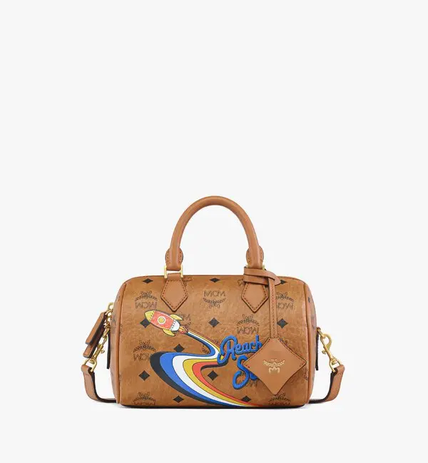 Mcm Ella Boston Rocket Visetos Bag