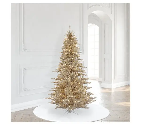 VICKERMAN 5.5' Champagne Artificial Christmas T Ree Pre-lit