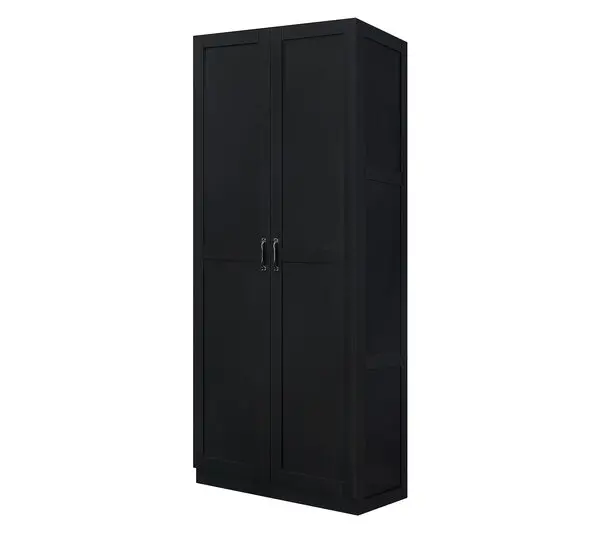 MANHATTAN COMFORT Hopkins Storage Closet 4 Adju Stable Shelves