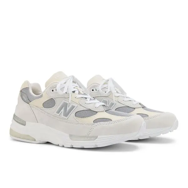 NEW BALANCE Made In Usa 992 Core - White With Reflection And Silver Metalic