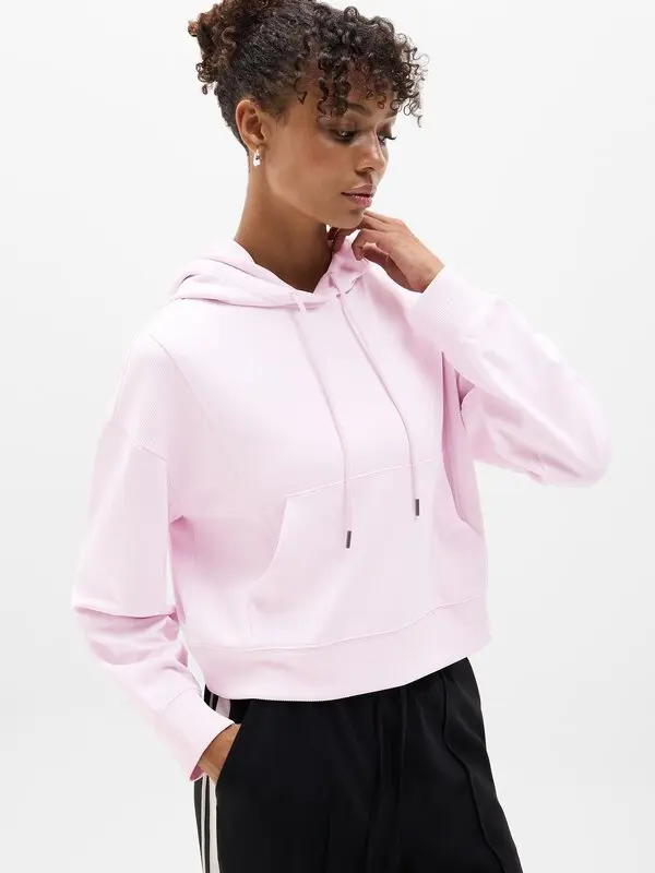 Athleta Seasoft Ribbed Hoodie - Primrose