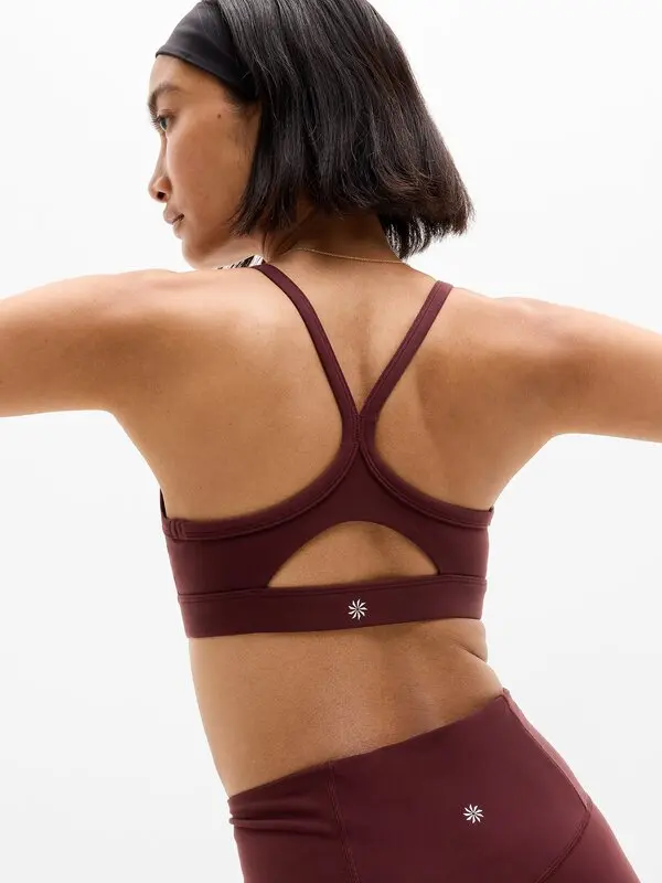 Athleta Vital Sports Bra A-c - Garnet
