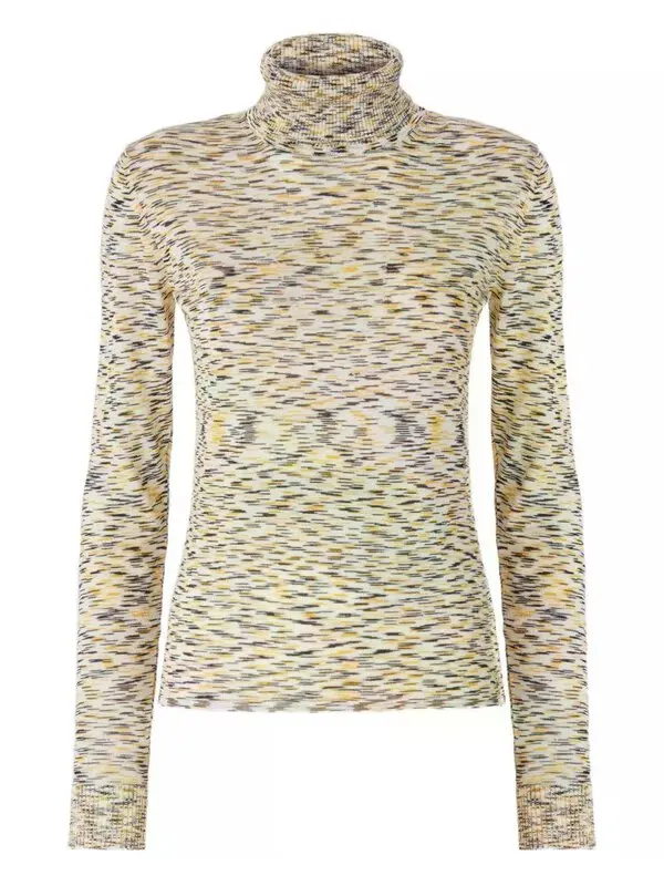 Missoni Patterned High-neck Top - Yellow