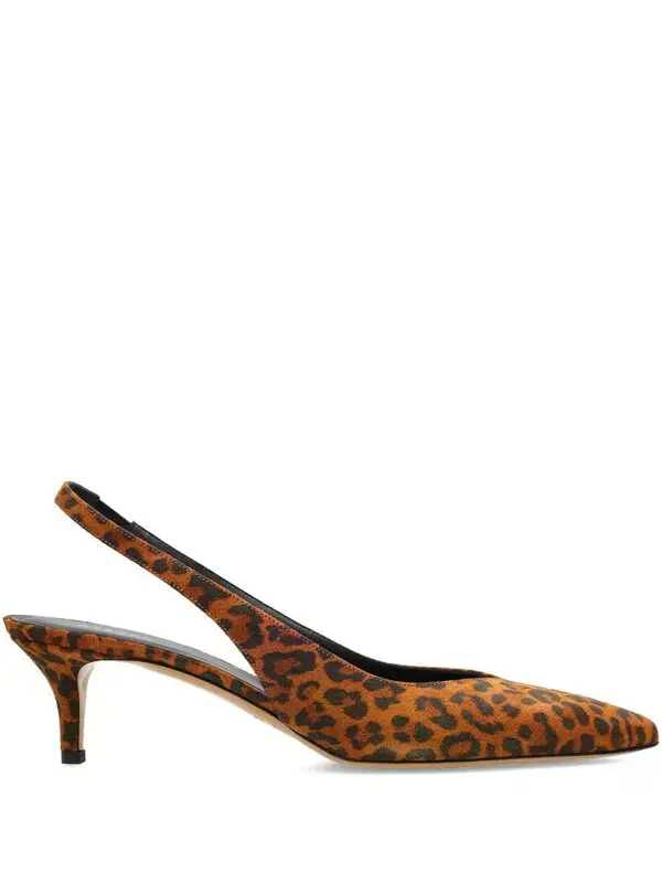 Isabel Marant 50mm Leopard-print Slingback Pumps