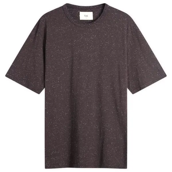 Folk Relaxed Assembly T-shirt - Black Grape