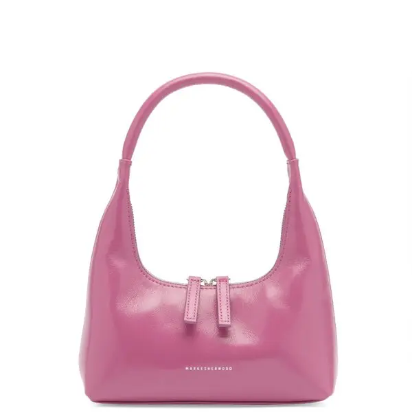 MARGESHERWOOD Hobo Mini Bag - Light Plum Crinkle