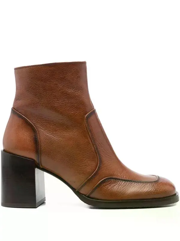 Chie Mihara 75mm Leather Ankle Boots