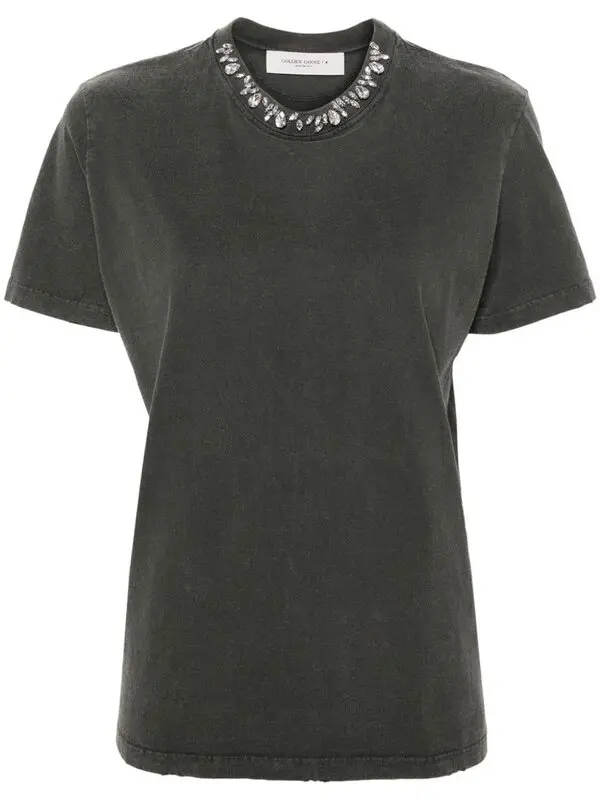 Golden Goose Embellished Cotton T-shirt