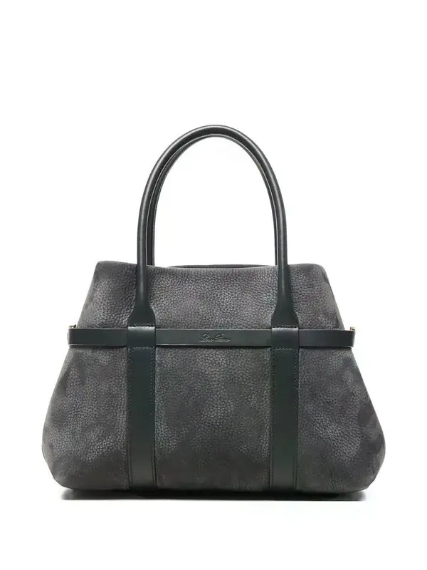 Loro Piana Ghiera Small Shopper Bag - Blue