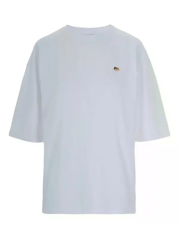 Fiorucci Embroidered Cotton T-shirt