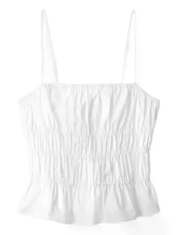 Staud Ruffled-hem Top