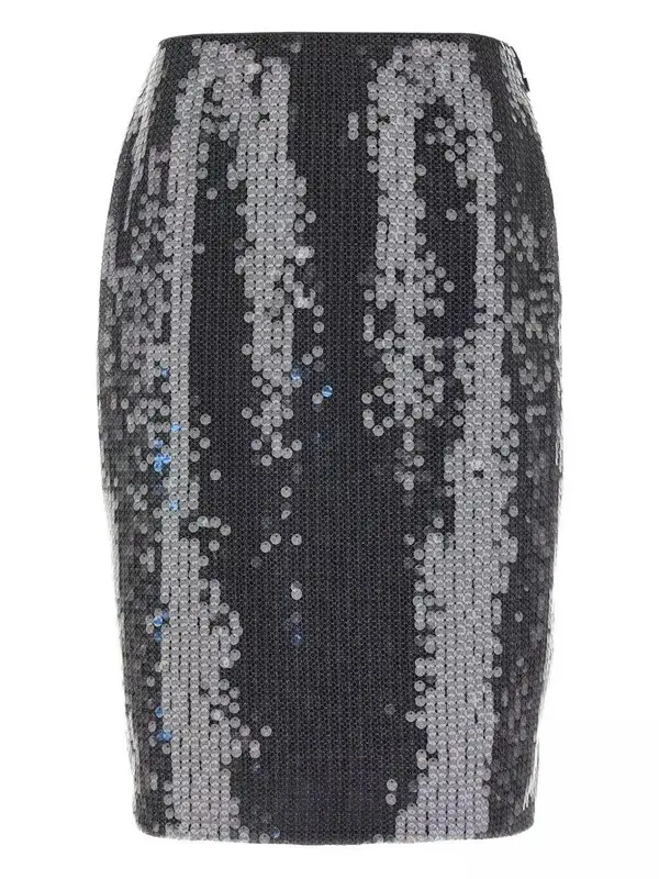 Remain Birger Christensen Sequin Embellished Midi Skirt - Black