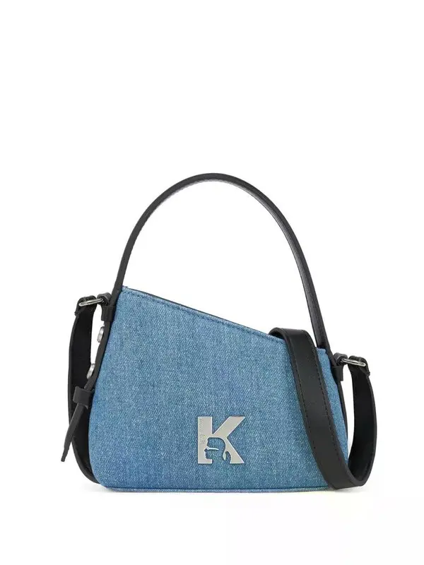 Karl Lagerfeld Geo Denim Shoulder Bag