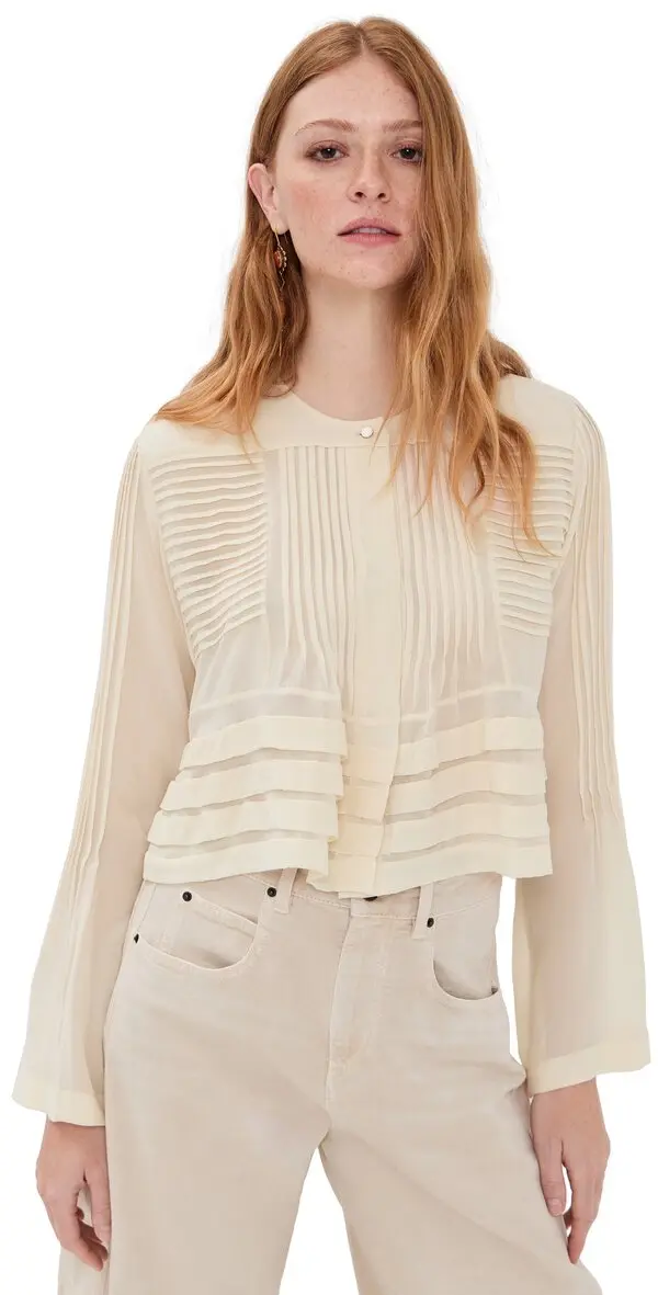 Isabel Marant Carolia Blouse - Ecru