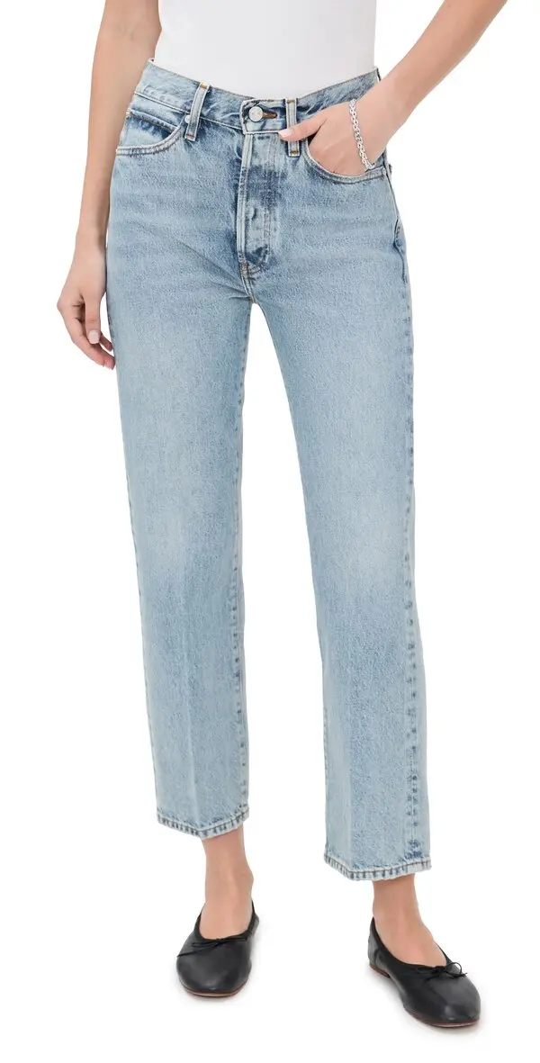 FRAME The Vertical Crop Jeans - Scheme