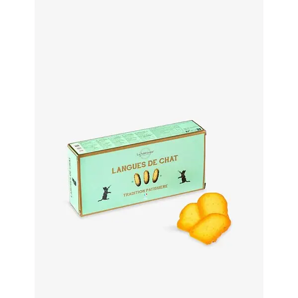LA SABLESIENNE Langues De Chat Cat Tongues Biscuits In Tray 120g