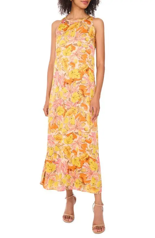 Vince Camuto Sleeveless Maxi Dress - Crushed Orange