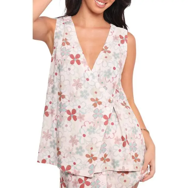 PETAL & PUP Clemie Sleeveless Wrap Top