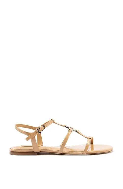 Larroude Hana Flat - Tan