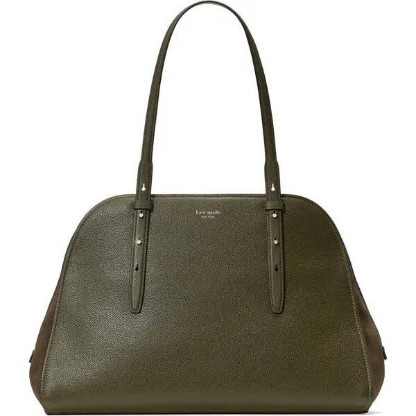 Kate Spade New York Pebble Leather And Suede Carryall Tote