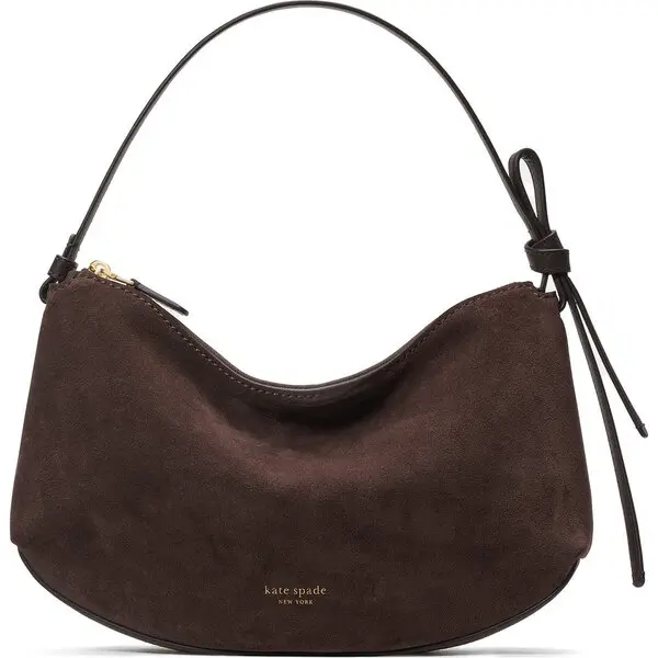 Kate Spade New York Loop Suede Shoulder Bag - Hot Fudge Multi