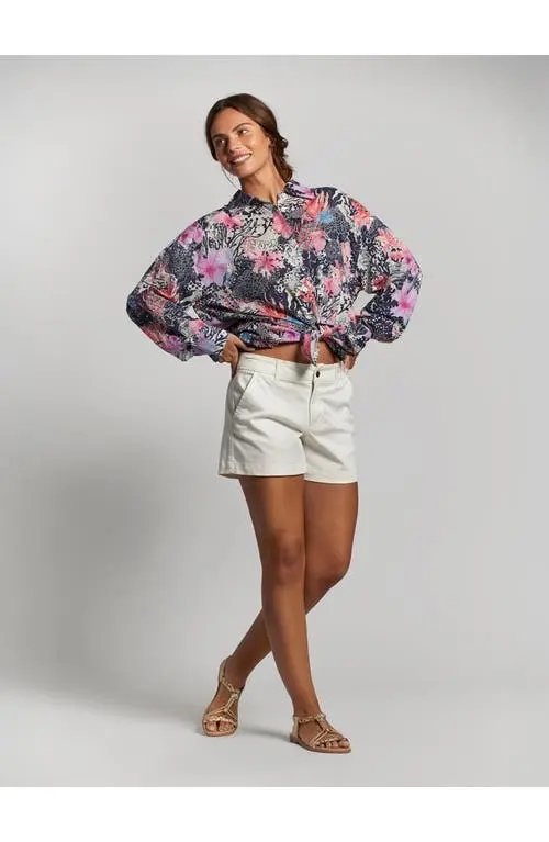 Tori Richard Coral Bloom Leslie Top
