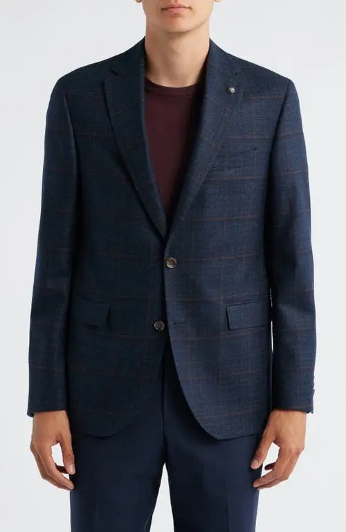 JACK VICTOR Esprit Deco Check Wool Mélange Sport Coat