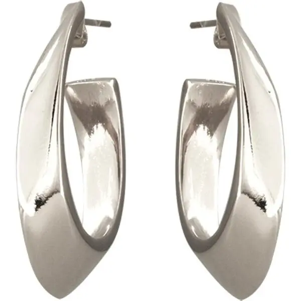 CXC Aroma Hoop Earrings - Silver